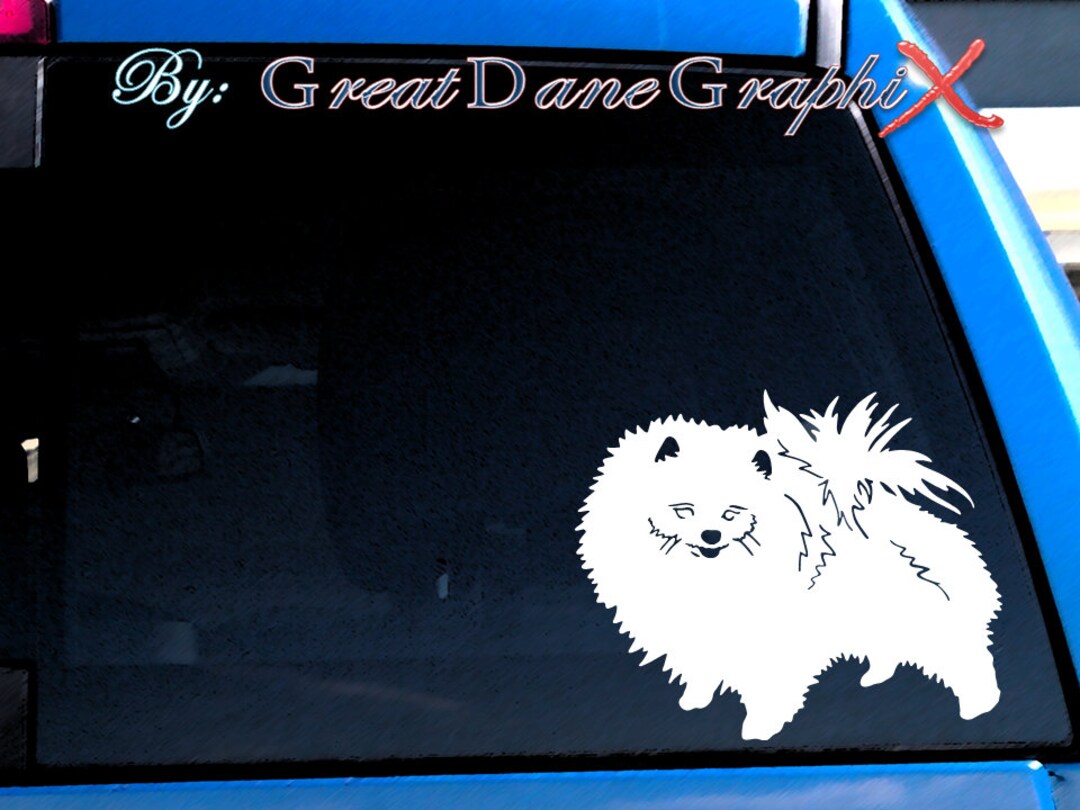Pomeranian #2 -vinyl Decal Sticker -color Choice -HIGH QUALITY ...