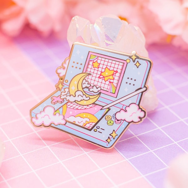 Kawaii Enamel Pin - Etsy