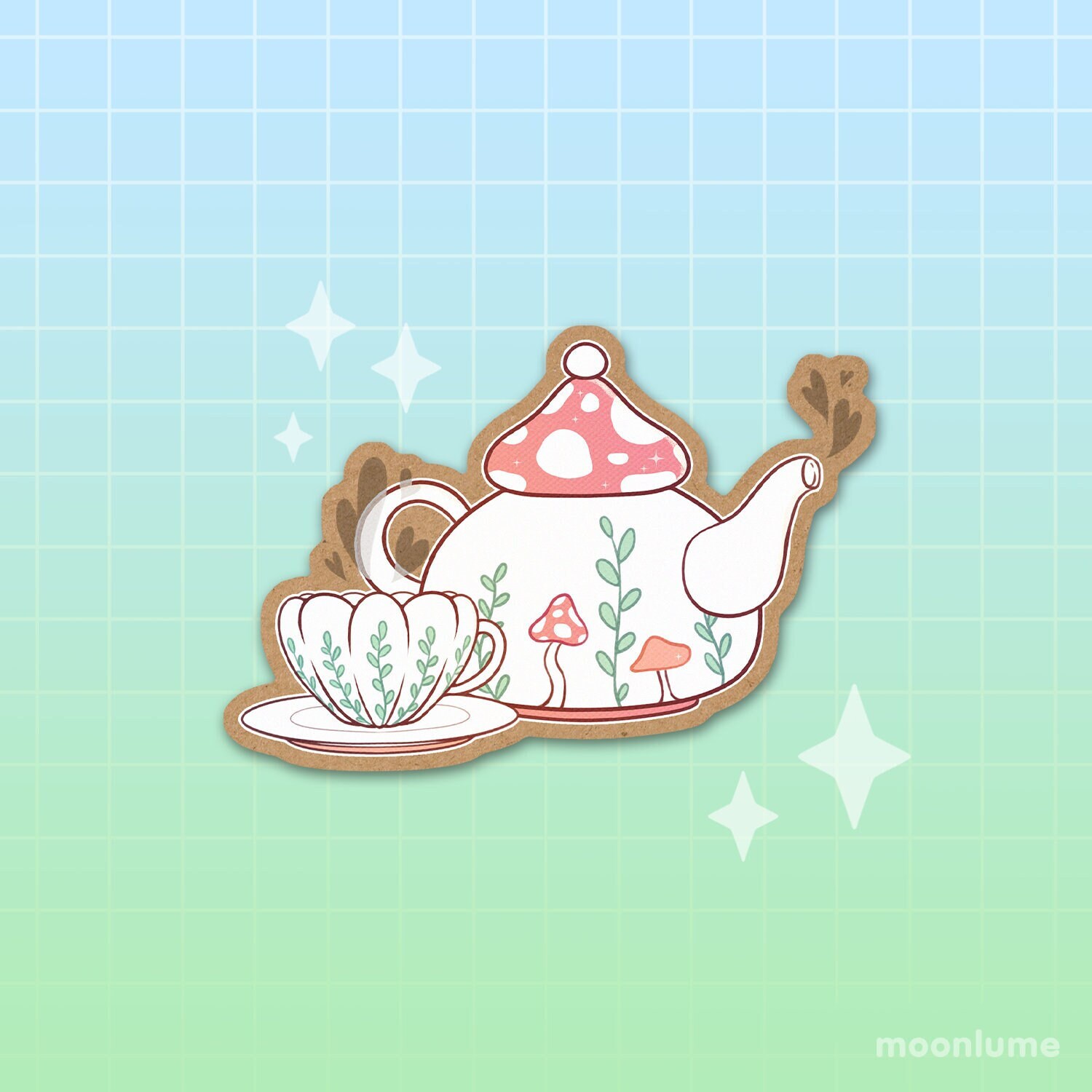 Cosmic Design Works Teapot Clipart