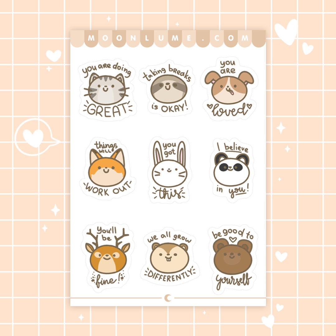 Stickers, Labels & Tags Paper weatherproof motivational stationery Day ...