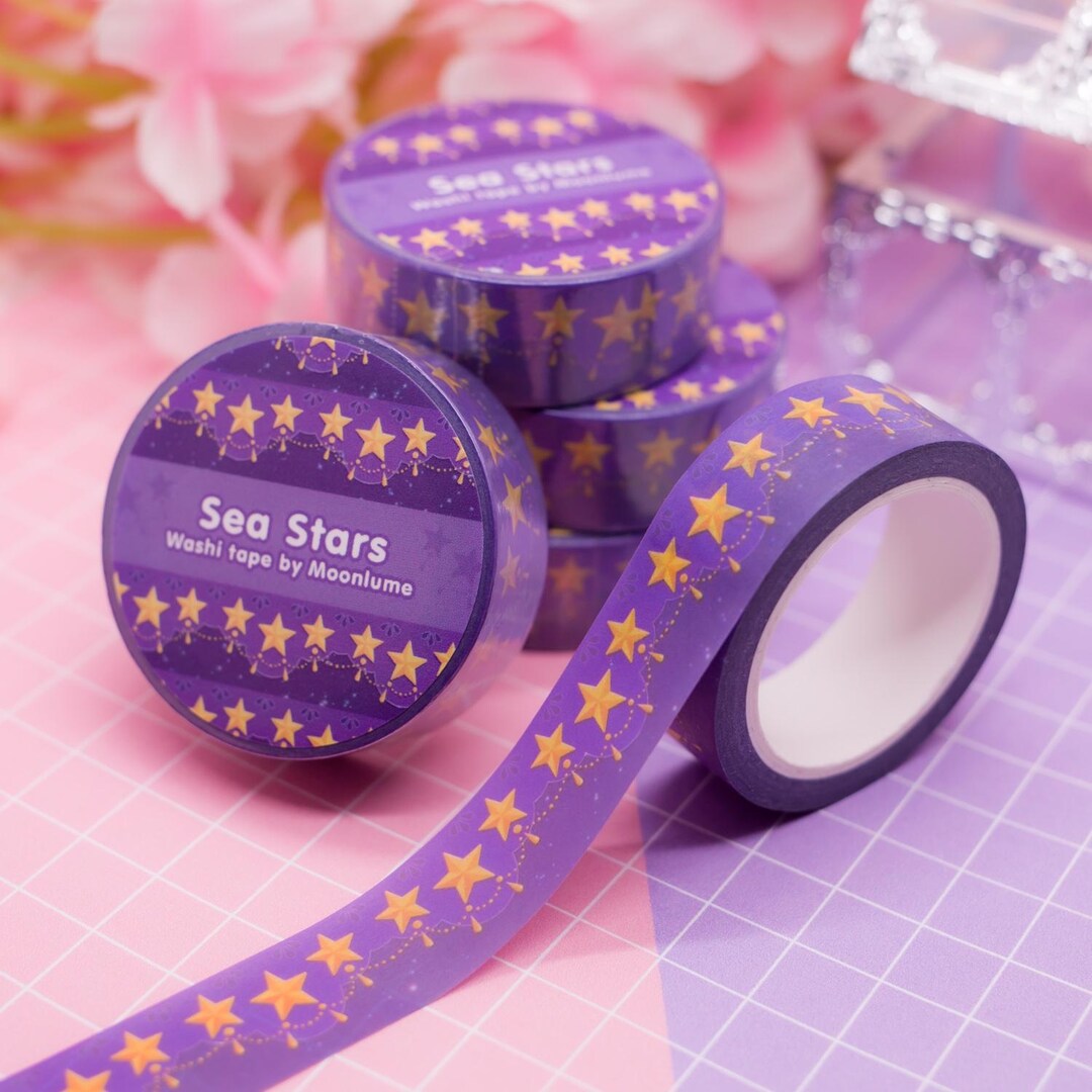 Sea Stars - Washi Tape Inspired by Infinity Nikki - Starry Decorative ...