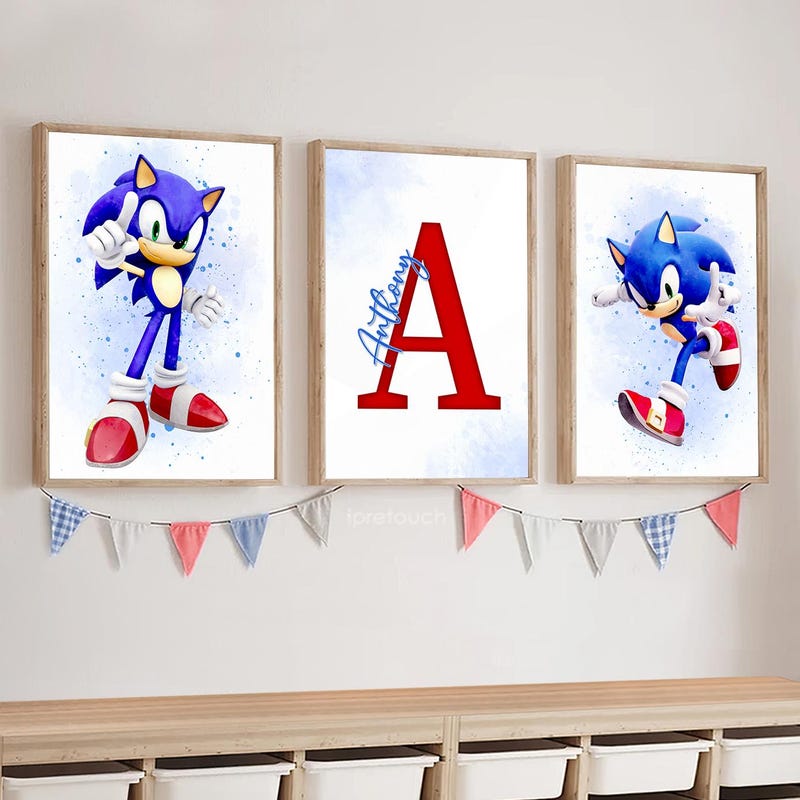 Sonic Room Decor - Etsy