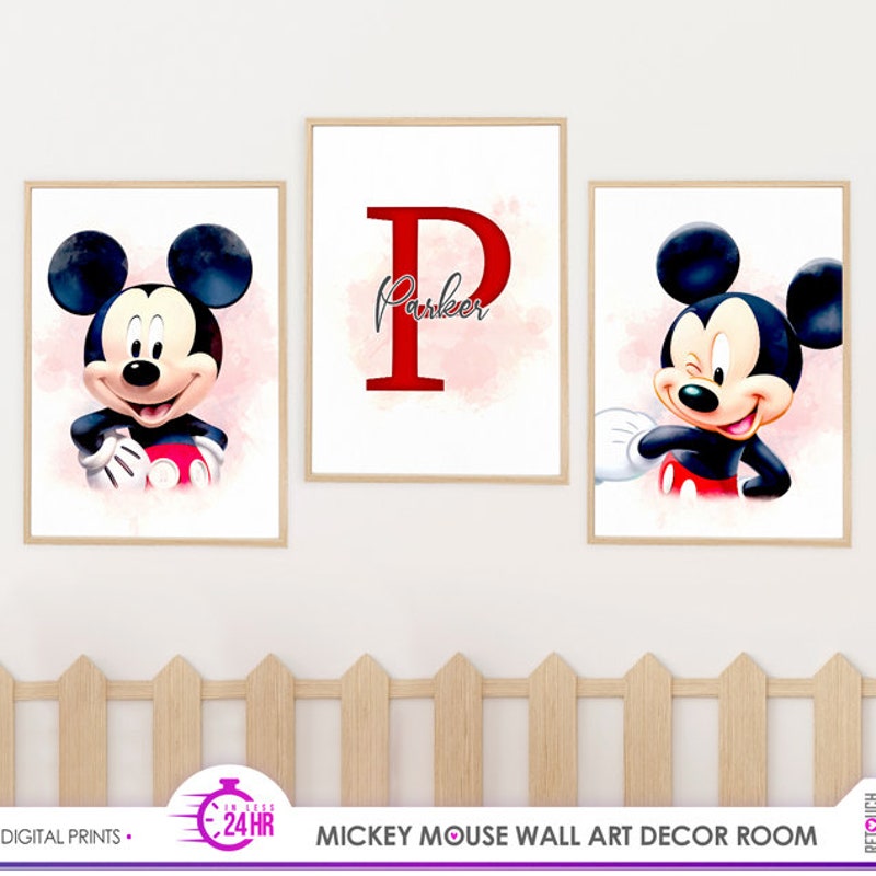 Mickey Mouse Room Decor - Etsy