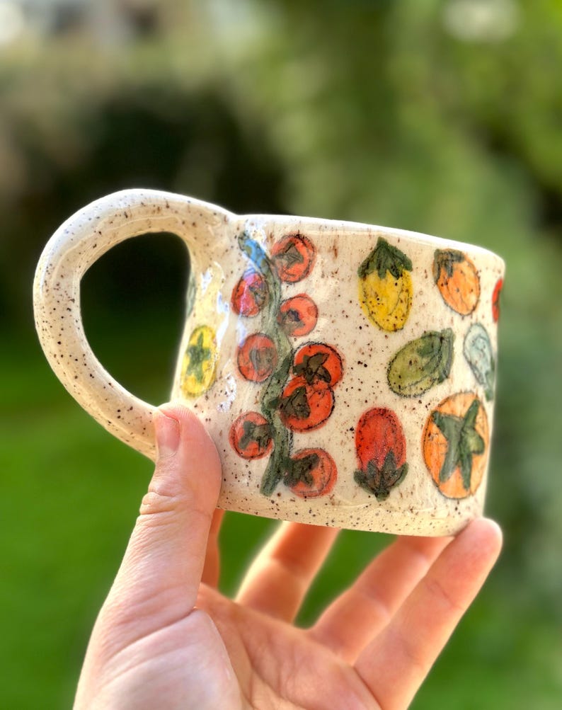 Handmade Tomato Mug Made to Order!! - Etsy