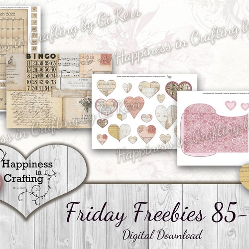 Friday Freebies 69-72 Instant Digital Download - Etsy