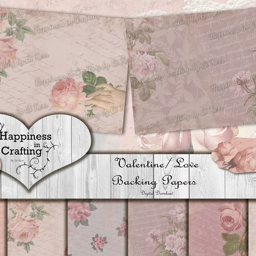 Backing Papers Set 3 Instant Digital Download Printable - Etsy