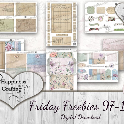 Friday Freebies 69-72 Instant Digital Download - Etsy