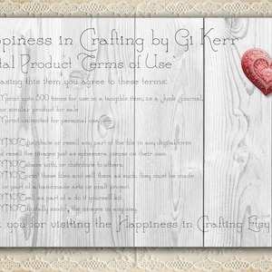Letters of Love - Instant Digital Download, Printable, Digital Kit for ...