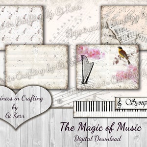The Magic of Music - Instant Digital Download, Printable, Digital Kit ...