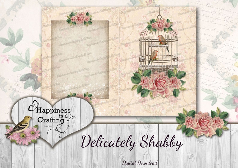 Delicately Shabby - Instant Digital Download, Printable, Digital Kit ...