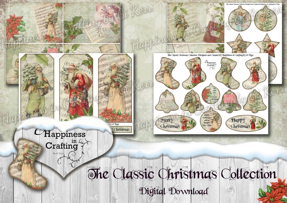 The Classic Christmas Collection Instant Digital Download - Etsy