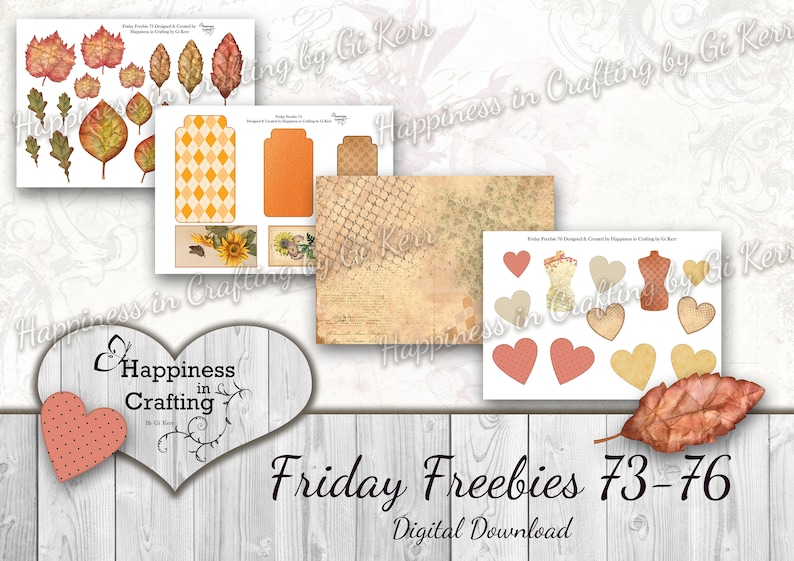 Friday Freebies 73-76 - Instant Digital Download - Etsy