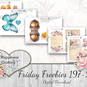 Friday Freebies 197-200 - Instant Digital Download - Etsy
