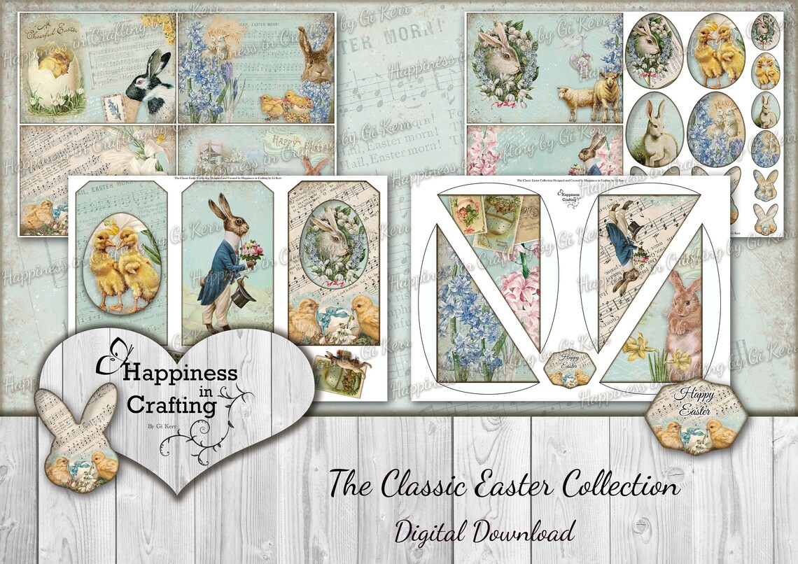 The Classic Easter Collection Instant Digital Download - Etsy
