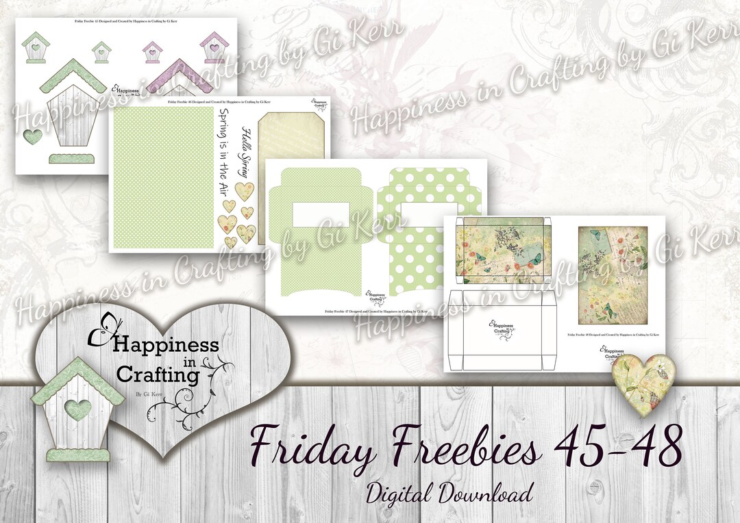 Friday Freebies 45-48 - Instant Digital Download - Etsy