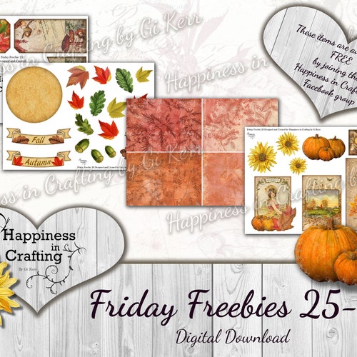 Friday Freebies 5-8 Instant Digital Download - Etsy