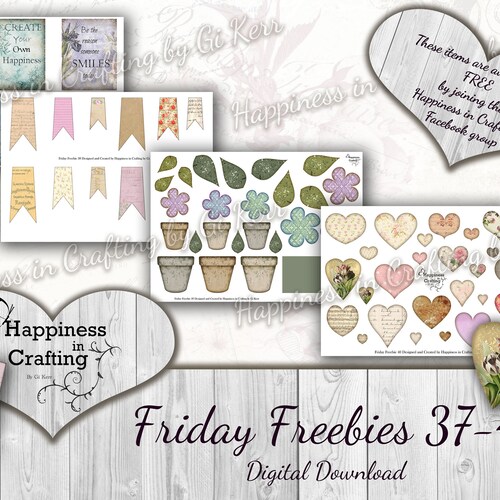 Friday Freebies 5-8 Instant Digital Download - Etsy