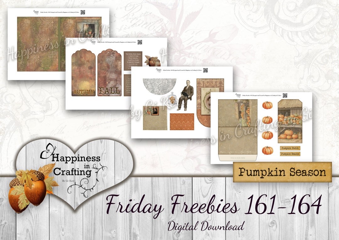 Friday Freebies 161-164 - Instant Digital Download - Etsy