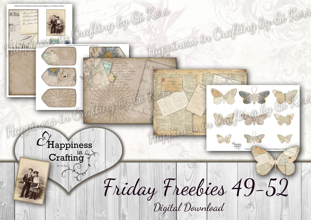 Friday Freebies 49-52 - Instant Digital Download - Etsy
