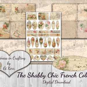 The Shabby Chic French Collection - Instant Digital Download, Printable ...