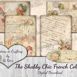 The Shabby Chic French Collection - Instant Digital Download, Printable ...