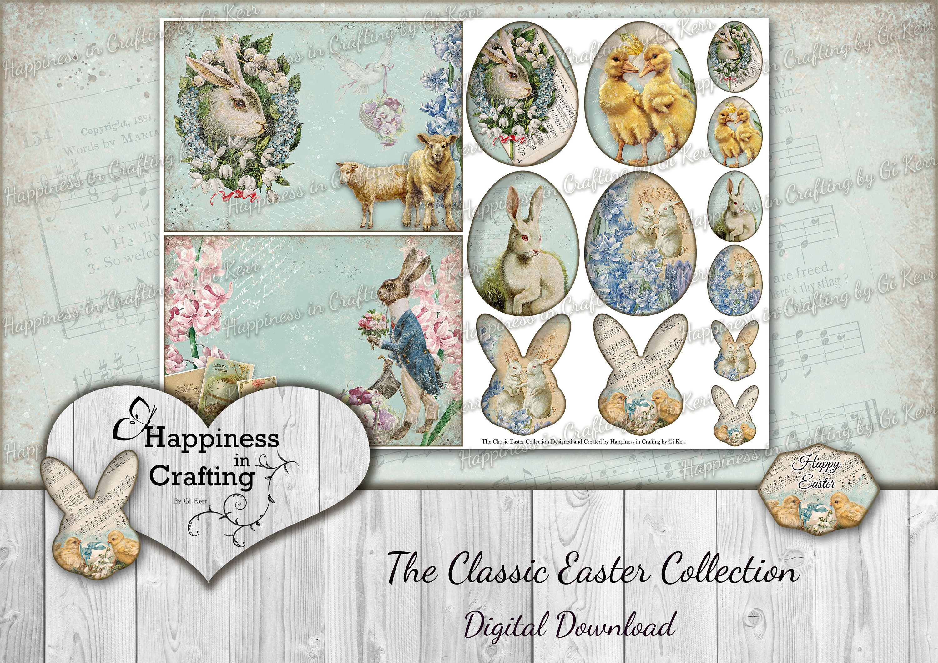 The Classic Easter Collection Instant Digital Download - Etsy