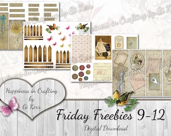 Friday Freebies 5-8 - Instant Digital Download - Etsy