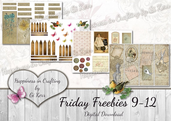 Friday Freebies 9-12 Instant Digital Download - Etsy
