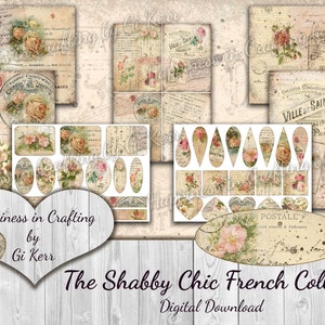The Shabby Chic French Collection - Instant Digital Download, Printable ...