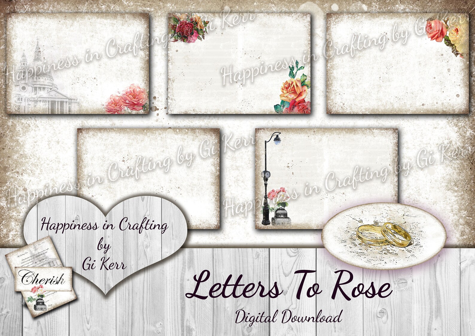 Letters to Rose - Instant Digital Download, Printable, Digital Kit for ...