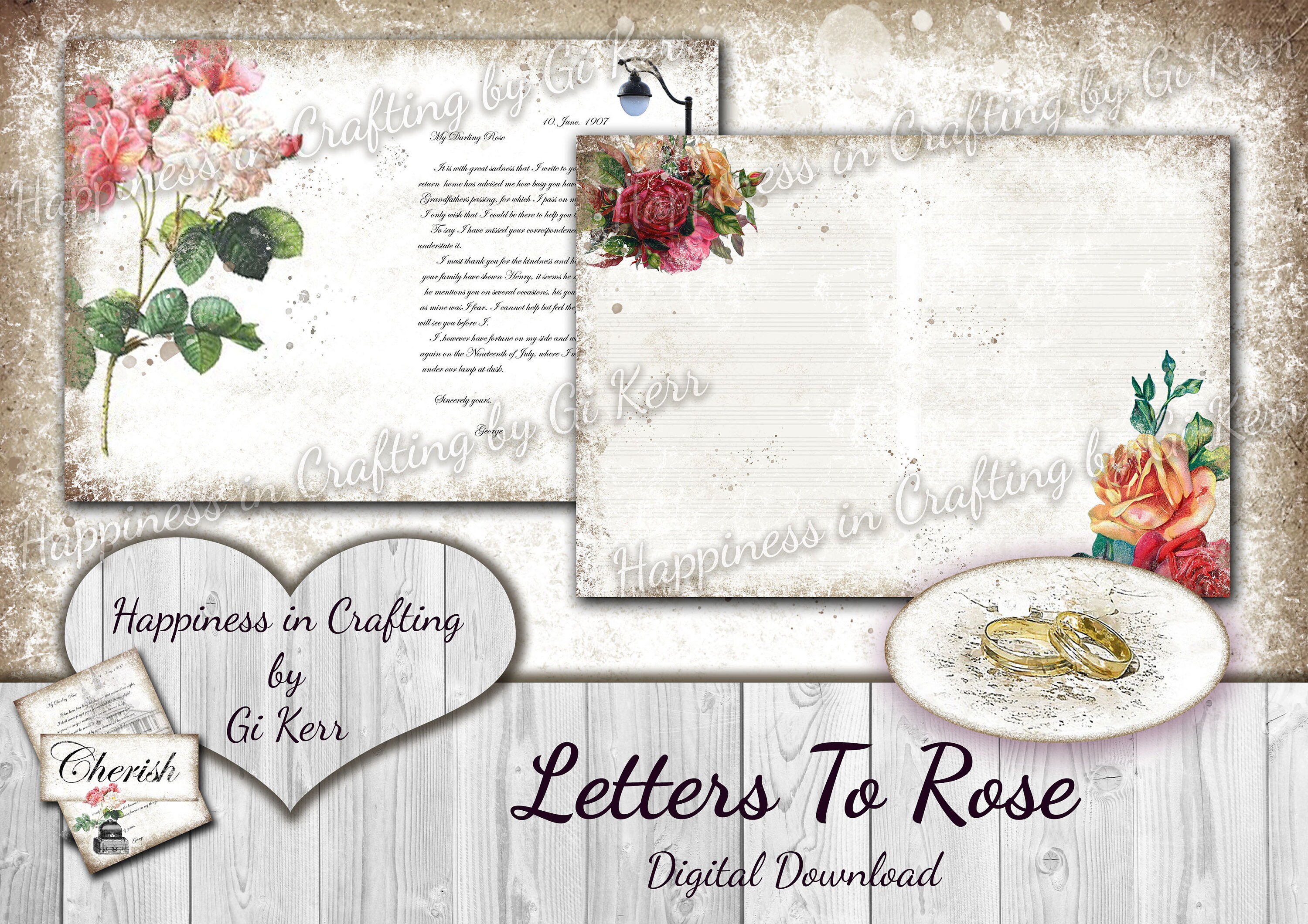 Letters to Rose Instant Digital Download Printable Digital - Etsy
