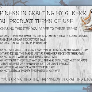 Halloween Journal Cards - Instant Digital Download, Printable, Digital ...