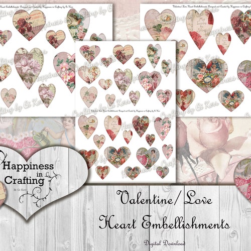 Digital Embellishments Set 1 Instant Download Printable - Etsy