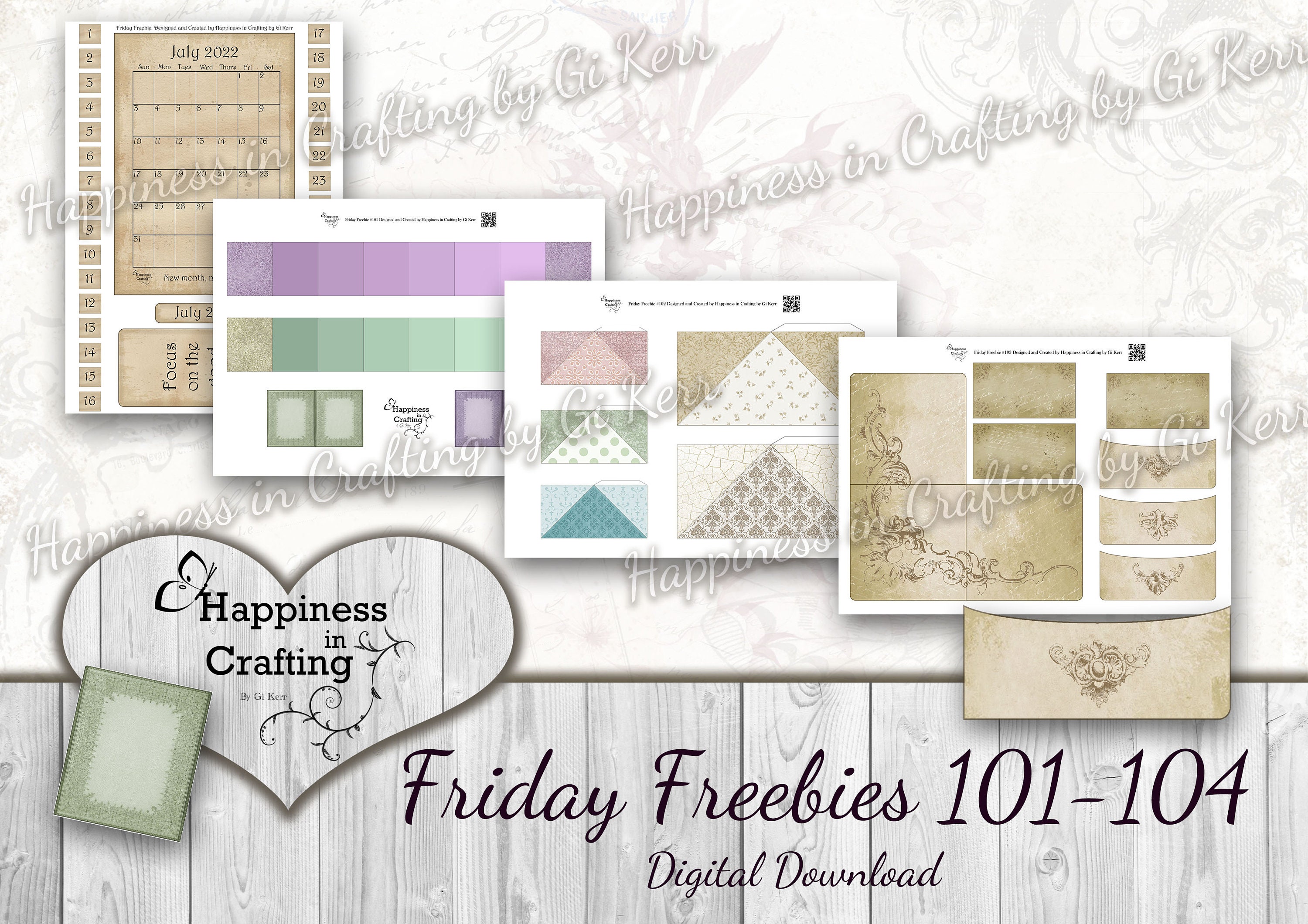 Friday Freebies 101-104 Instant Digital Download - Etsy