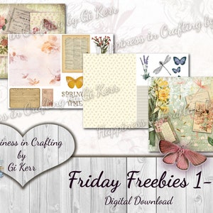 Friday Freebies 1-4 - Instant Digital Download - Etsy