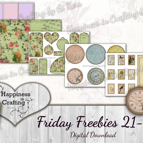 Friday Freebies 5-8 Instant Digital Download - Etsy