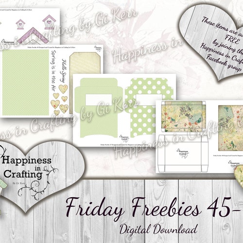 Friday Freebies 5-8 Instant Digital Download - Etsy