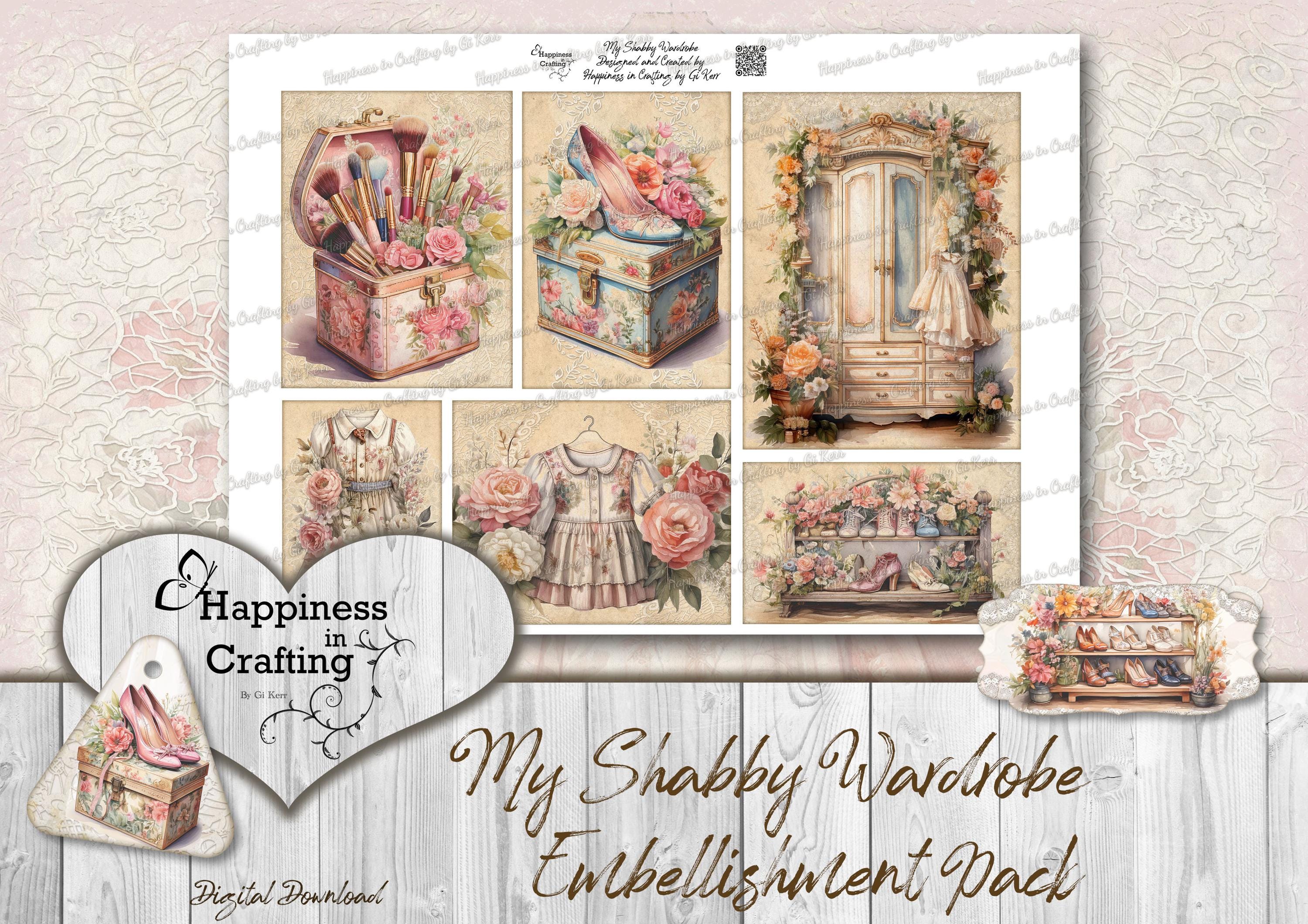 My Shabby Wardrobe Embellishment Pack - Instant Digital Download ...