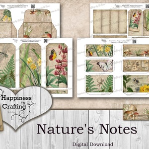 Nature's Notes - Instant Digital Download, Printable, Digital Kit for ...
