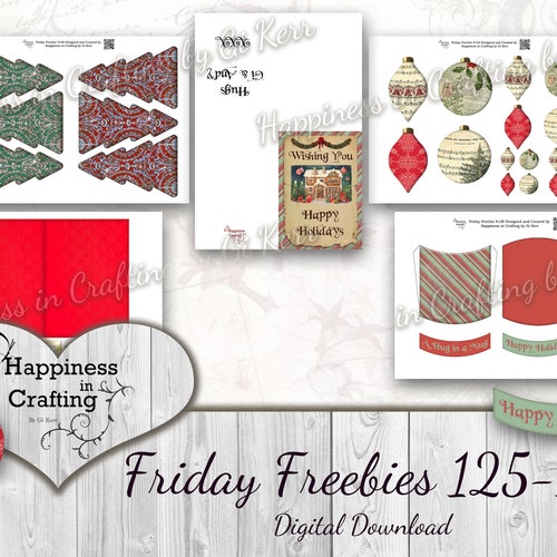 Friday Freebies 69-72 Instant Digital Download - Etsy