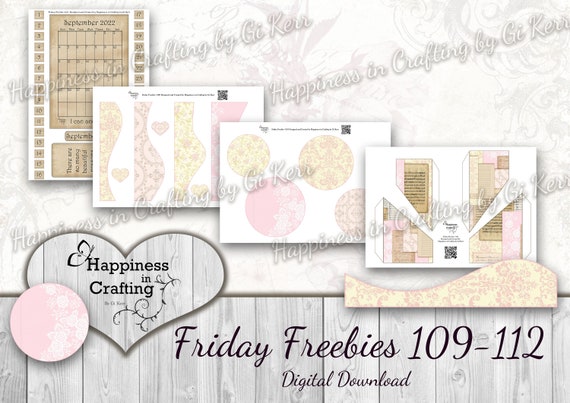 Friday Freebies 109-112 Instant Digital Download - Etsy