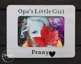 Personalized Picture Frame from Grandchild Papa's Little | Etsy