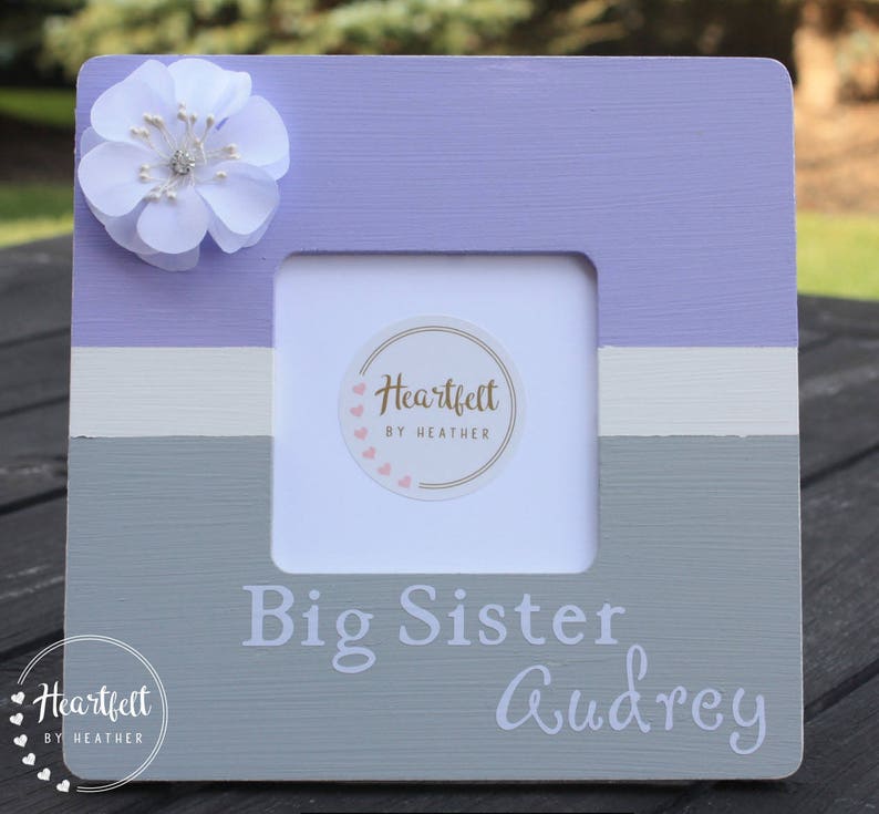 Personalized Big Sister Picture Frame Big Sister Gift From | Etsy