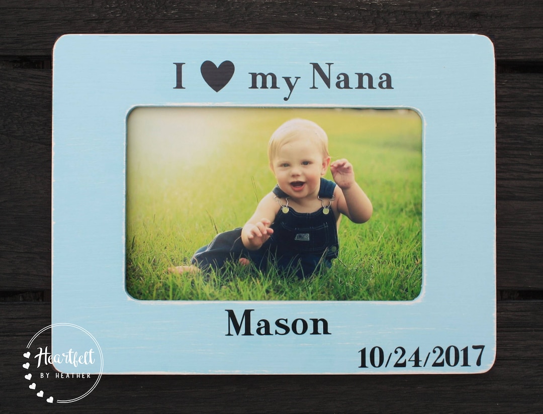 Personalized Nana Frame - Gift for Nana From Grandchild - Personalized ...