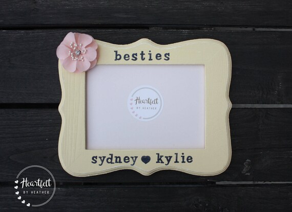 Best Friends Picture Frame Personalized Besties Photo Frame | Etsy
