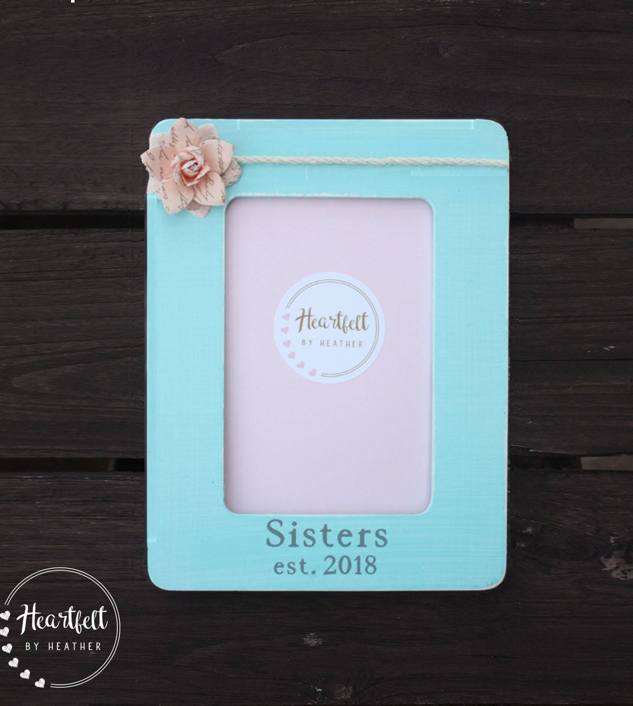 Frame for Siblings Personalized Photo Frame for Sisters | Etsy