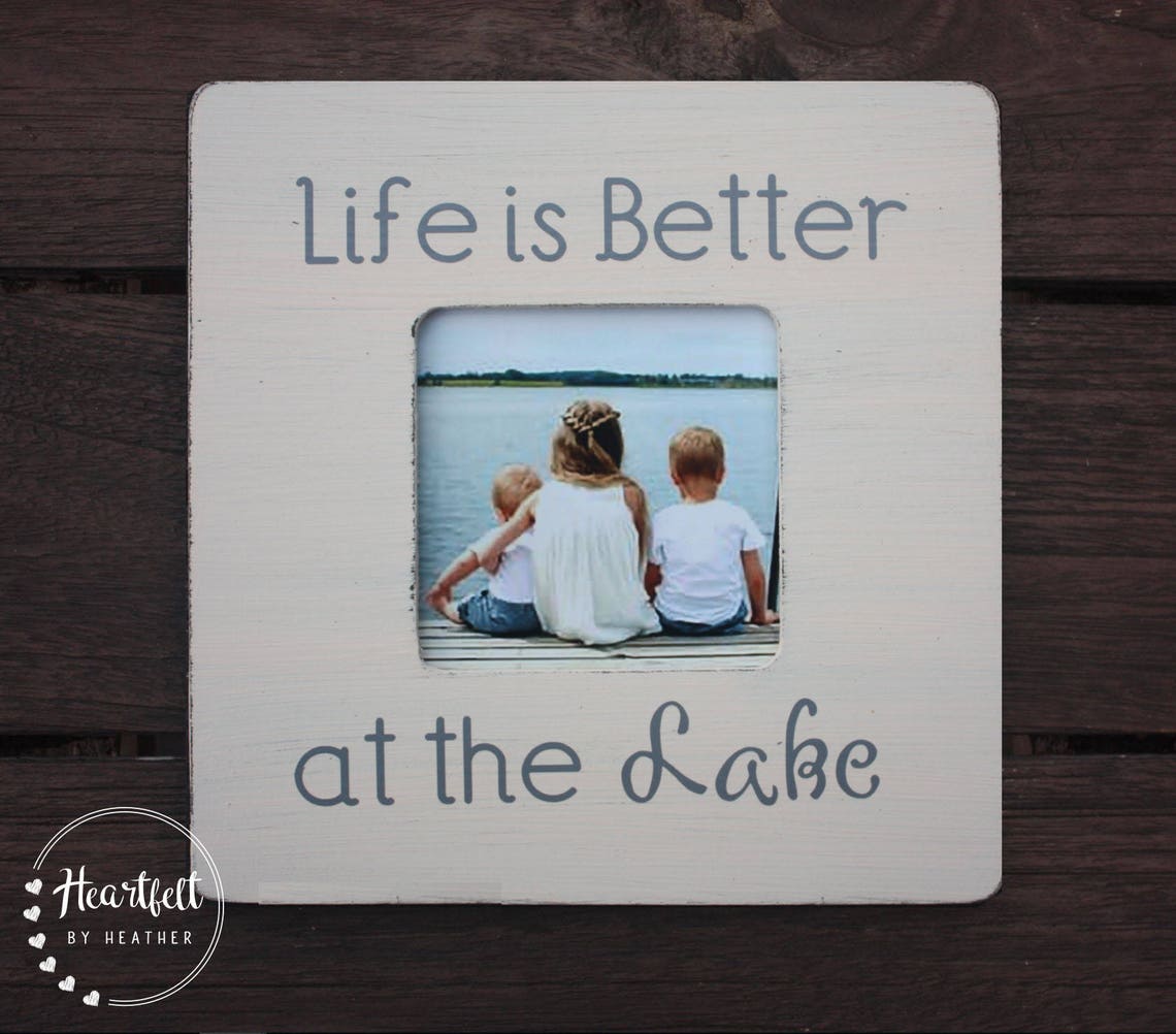 Lakehouse Frame Lakehouse Decor Custom Picture Frame Rustic - Etsy