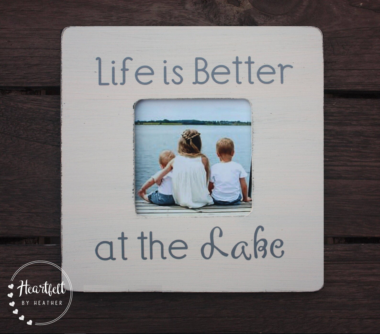 Lakehouse Frame Lakehouse Decor Custom Picture Frame Rustic | Etsy