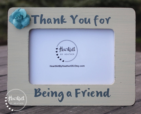 Thank You Wood Frame Reason To Smile Personalized Wooden Photo Frame: