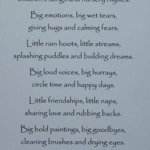 Personalized Poem (10-15 Lines) - Custom Poem Print for Mothers Day ...